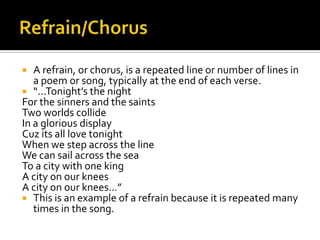 Lyric presentation j | PPTX | Poetry | Books and Literature