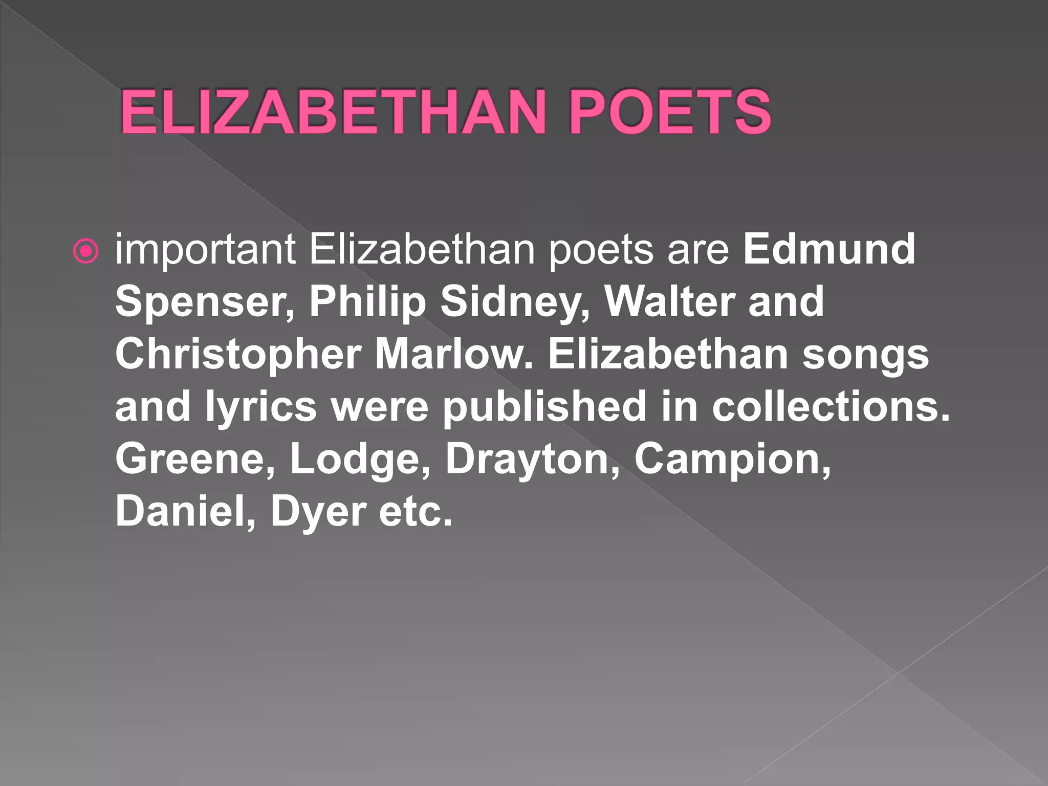 Lyrics in English Literature | PPT
