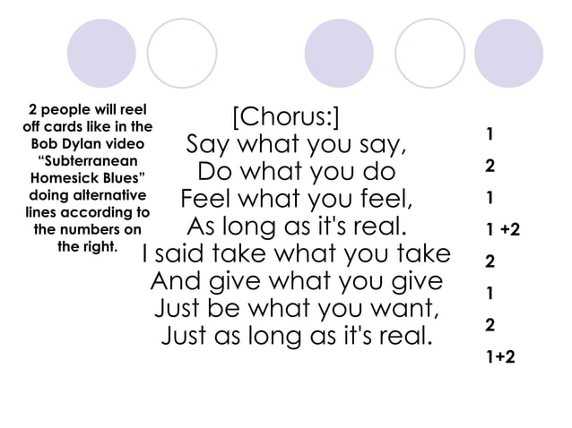 Lyrics Analysis | PPT