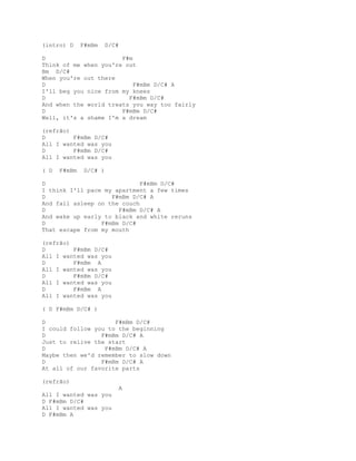 Lyrics and chords guitar paramore | DOCX