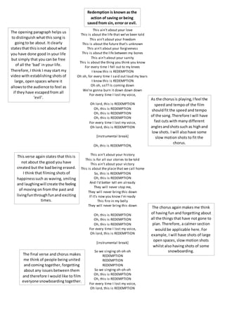 Lyrics annotation | PDF