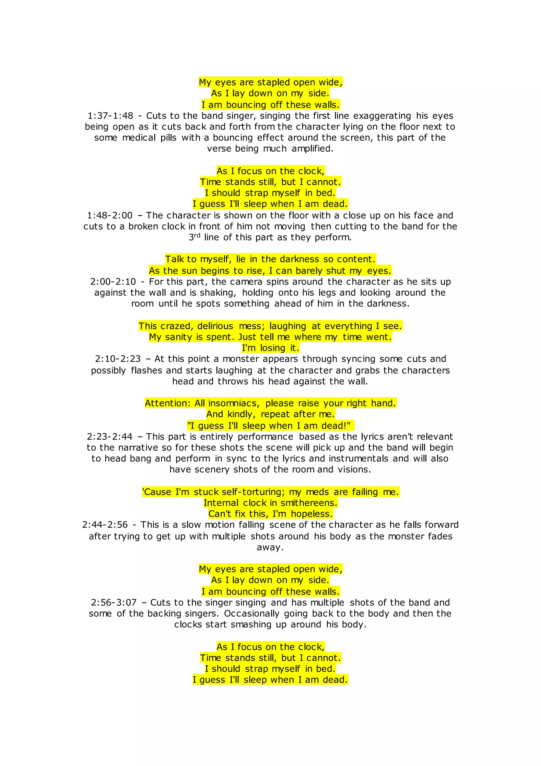 Lyrics Breakdown | DOCX