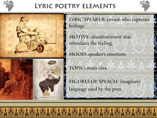 Lyric poetry | PDF | Poetry | Books and Literature