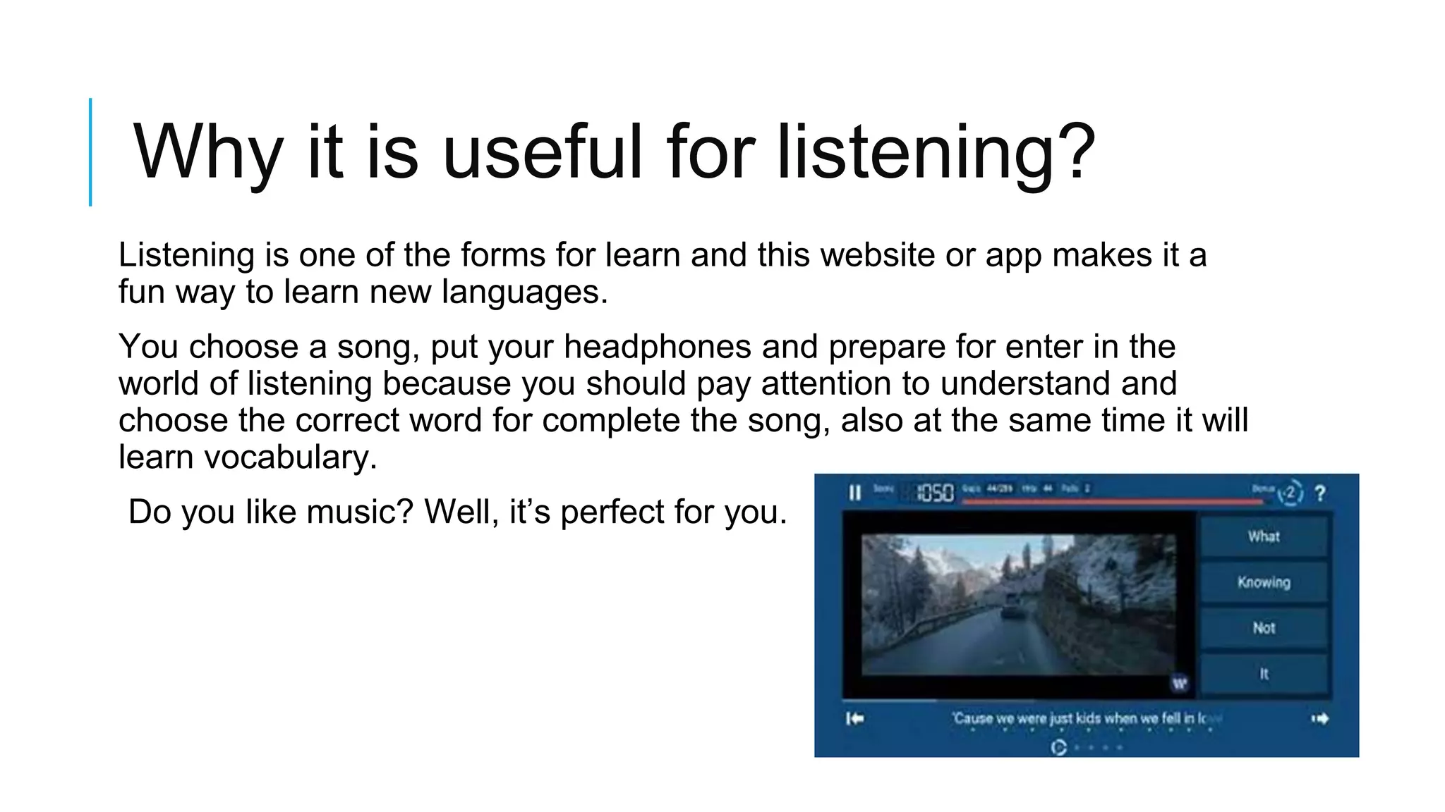 Lyricstraining | PPT