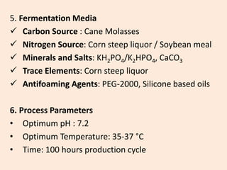 Industrial Production of L-Lysine by Fermentation | PPTX