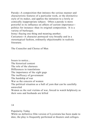 LysistrataAristophanes1Aristophanes (~450.docx