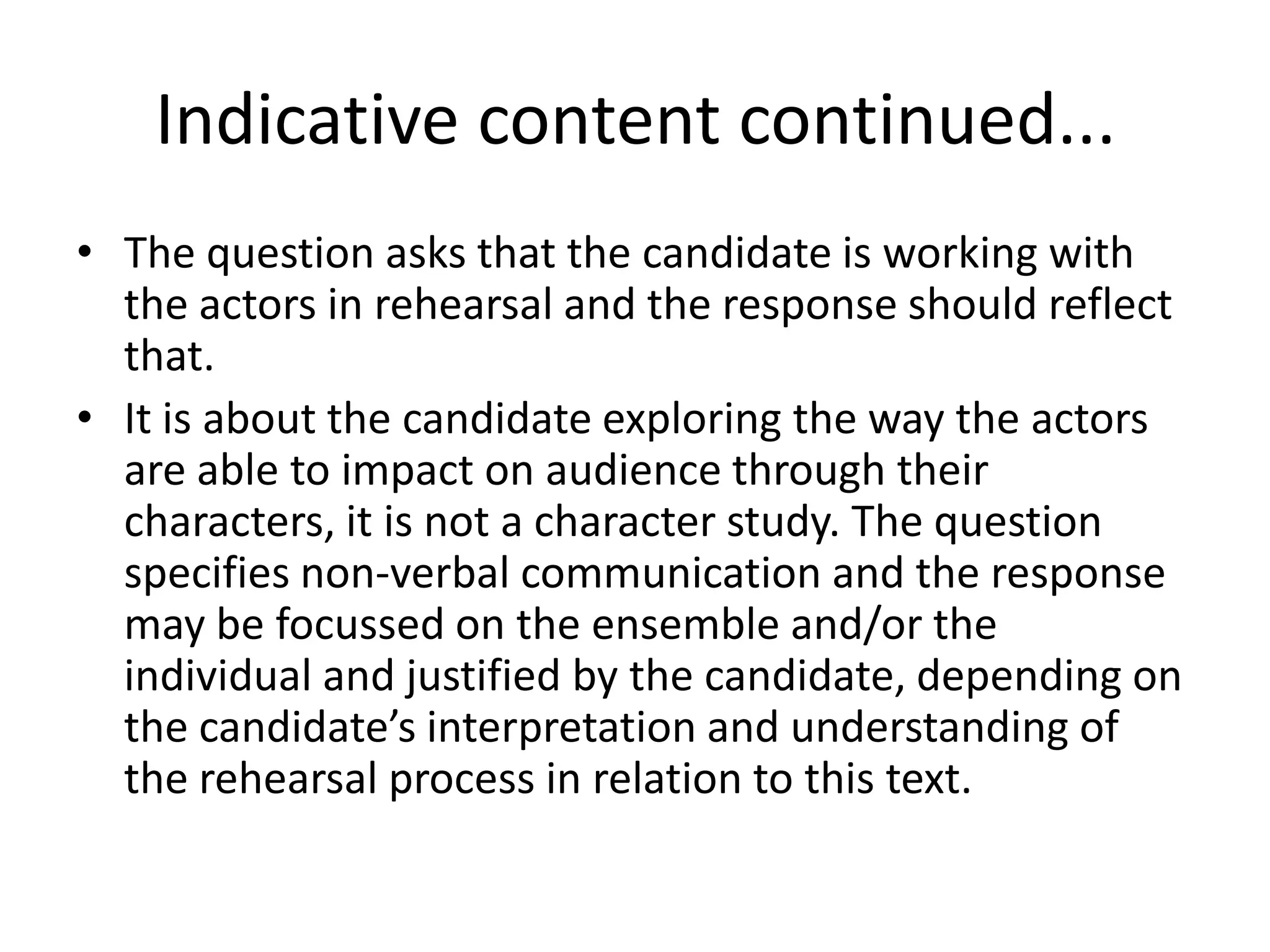 A2 Drama and Theatre Studies: Lysistrata Example Questions Section A | PPTX