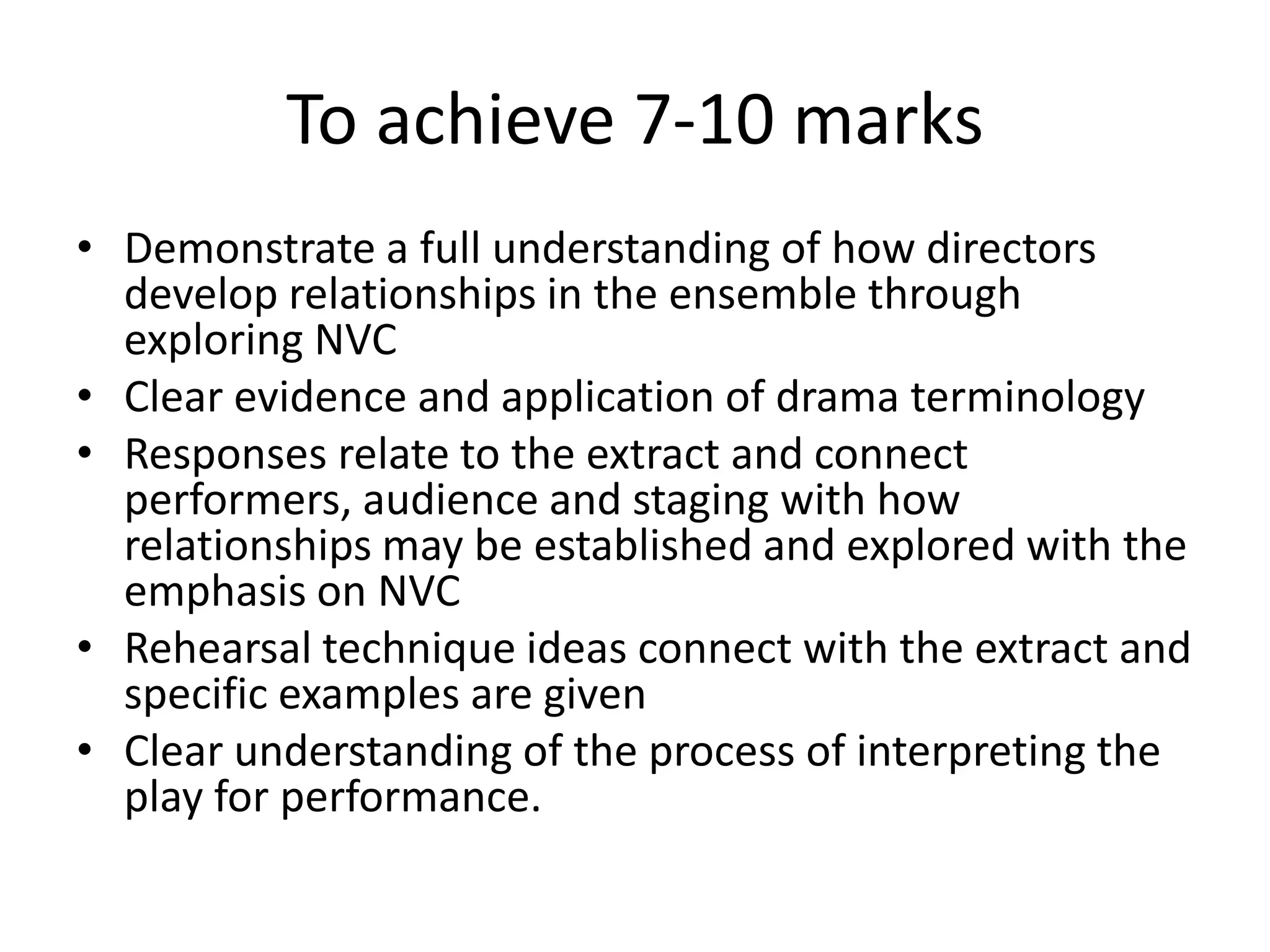 A2 Drama and Theatre Studies: Lysistrata Example Questions Section A | PPTX