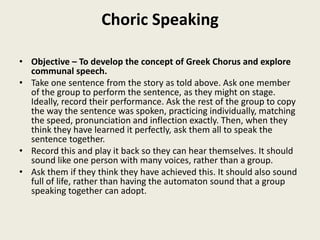 A2 Drama: Lysistrata Chorus Movement and Speech | PPTX | Healthy Living