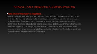 Lysogenic effect of virus on plankton -marine environment | PPT