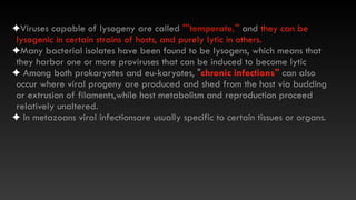 Lysogenic effect of virus on plankton -marine environment | PPT