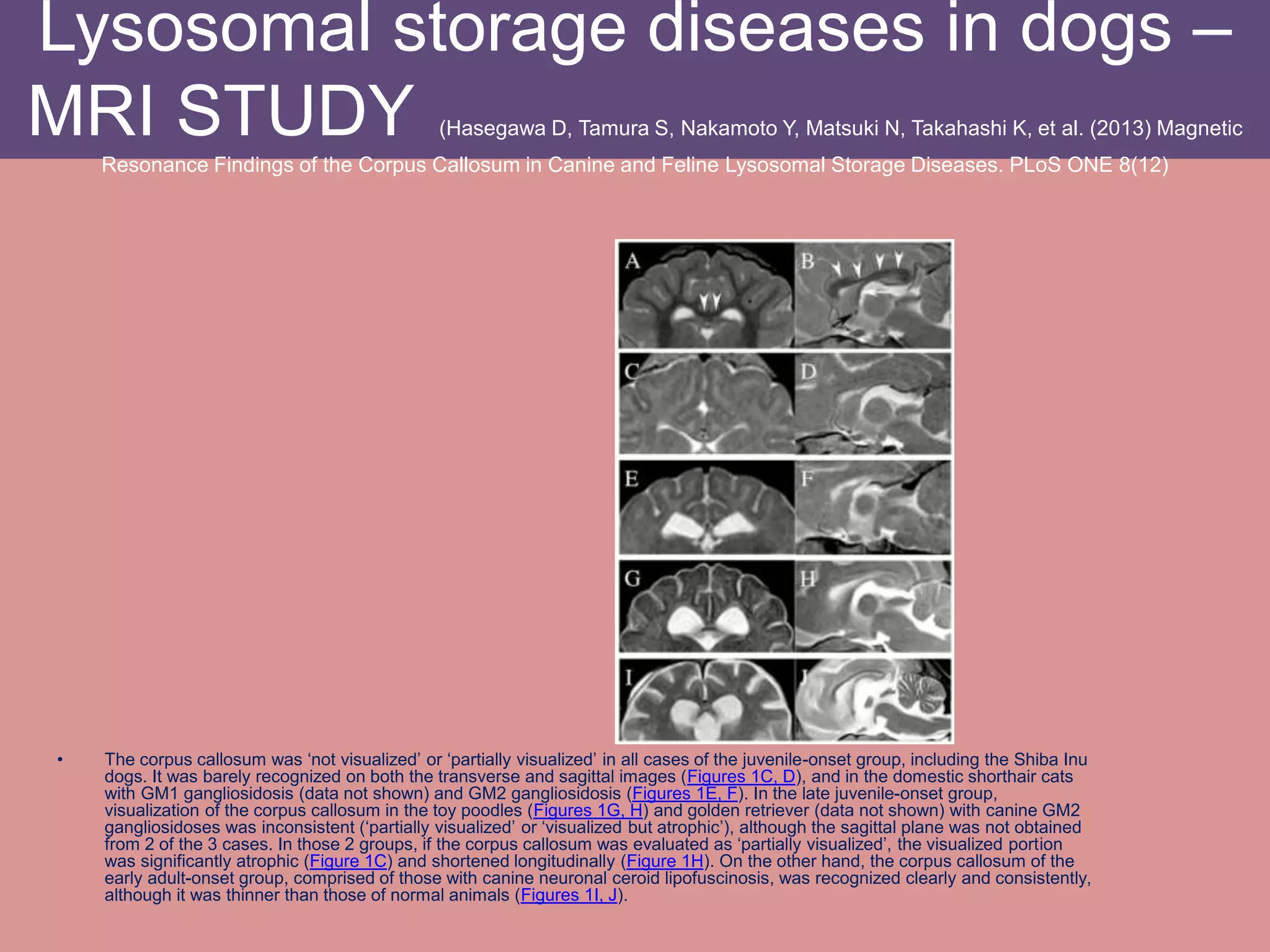 Lysosomal storage diseases | PPTX
