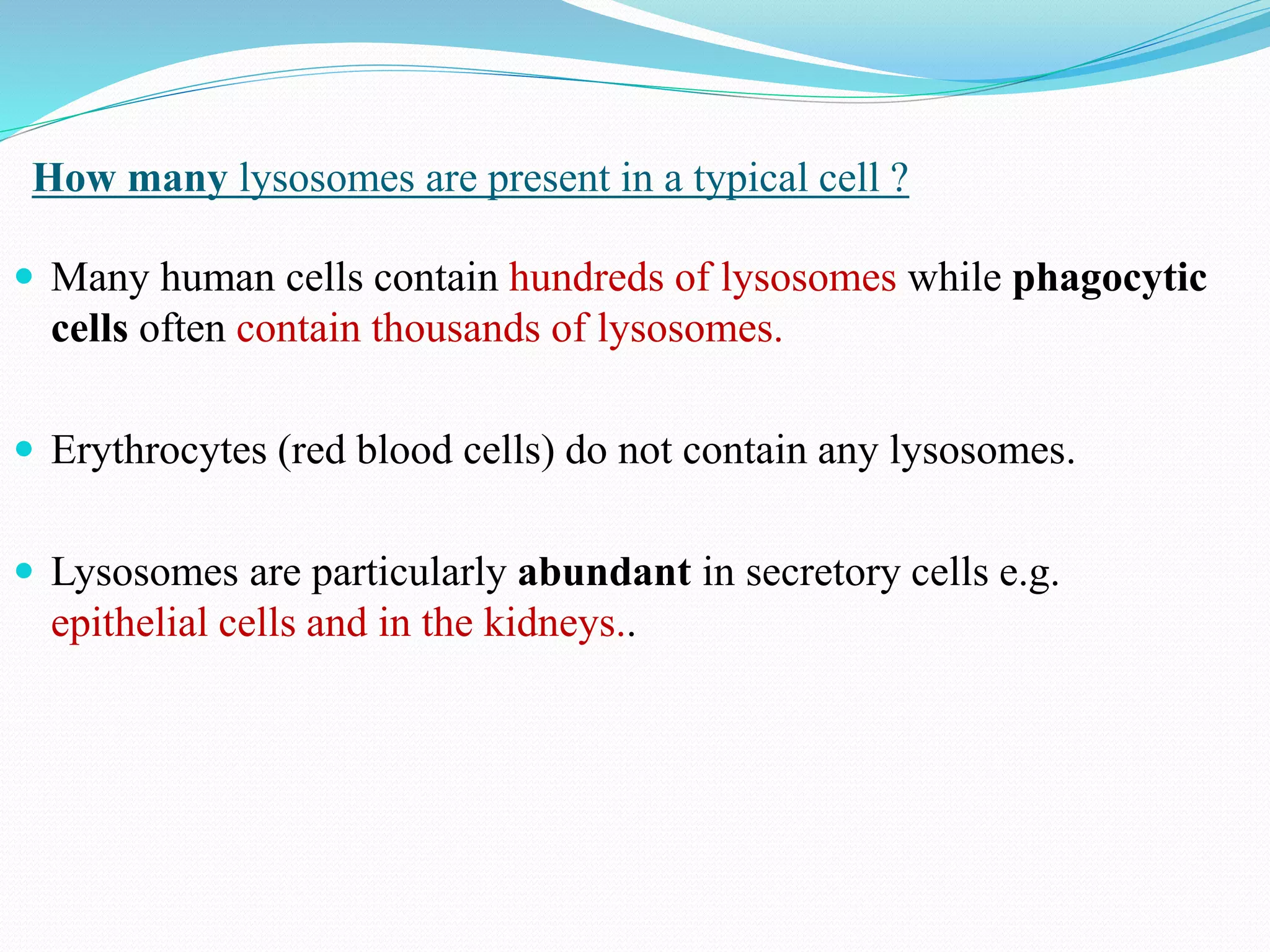 Lysosomes | PPTX