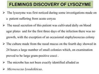 Lysozyme by devadatha | PPTX