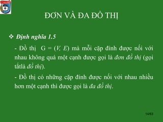 Graph Theory - (Lý thuyết đồ thị) ĐHKHTN | PPT