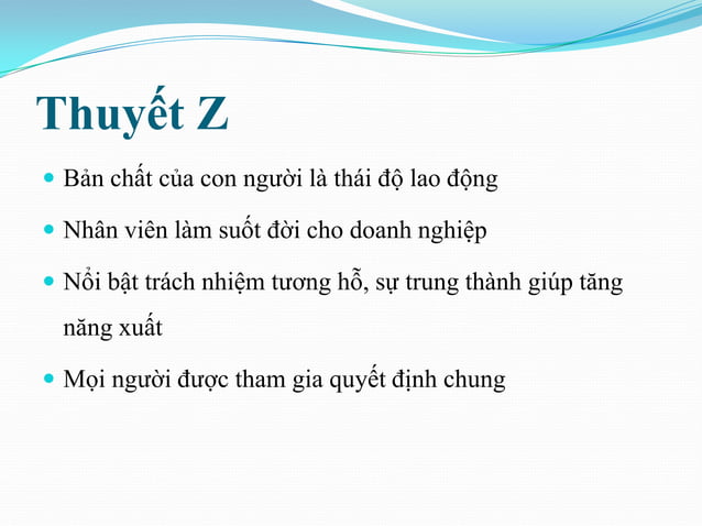 Ly thuyet quan tri hien dai | PPTX