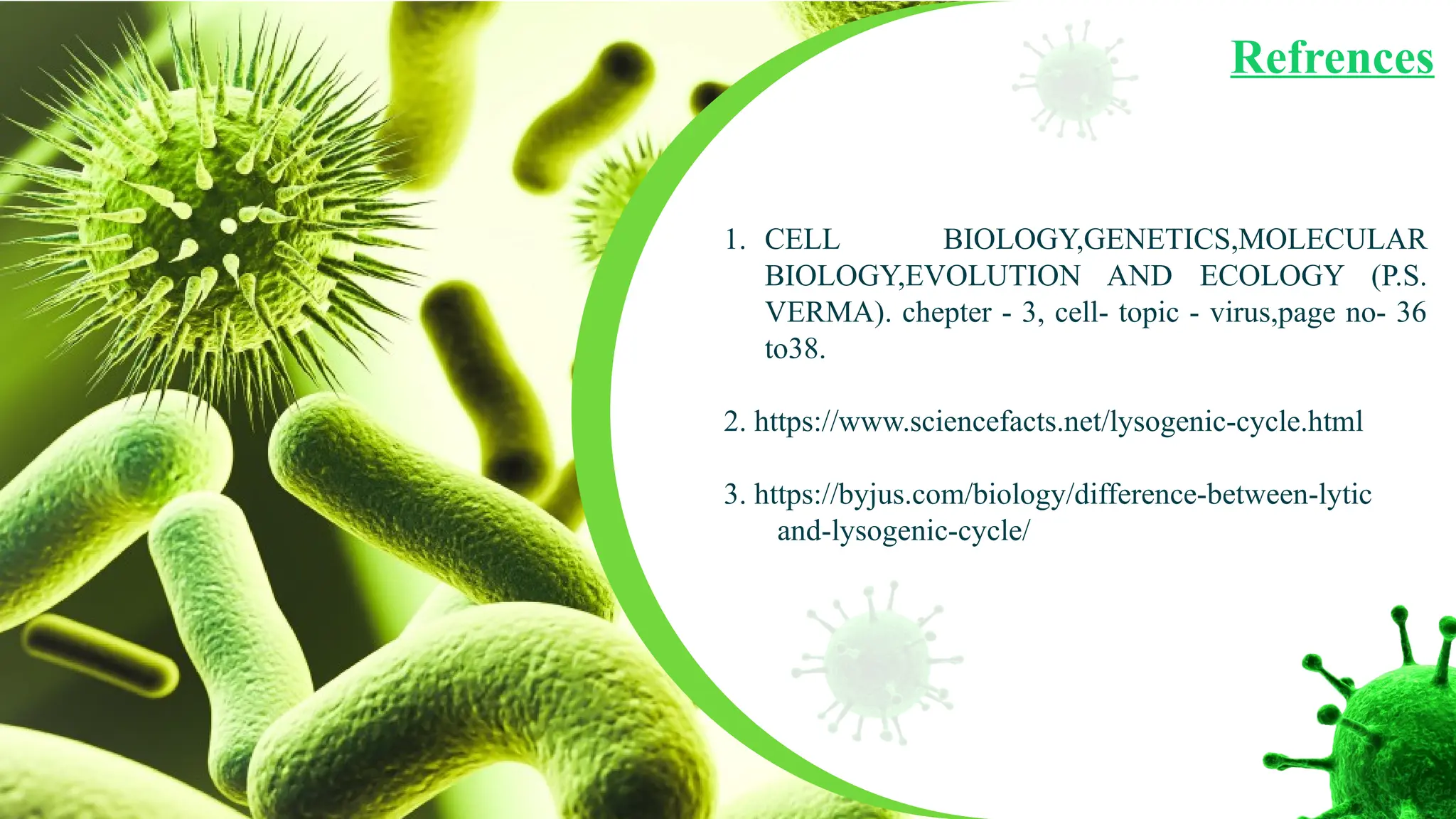 lytic and lysogenic cycle in the bacteriophage. | PPTX