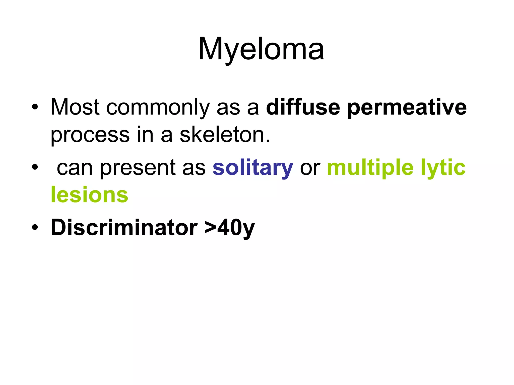 Lytic/cystic lesion of bone final | PPT