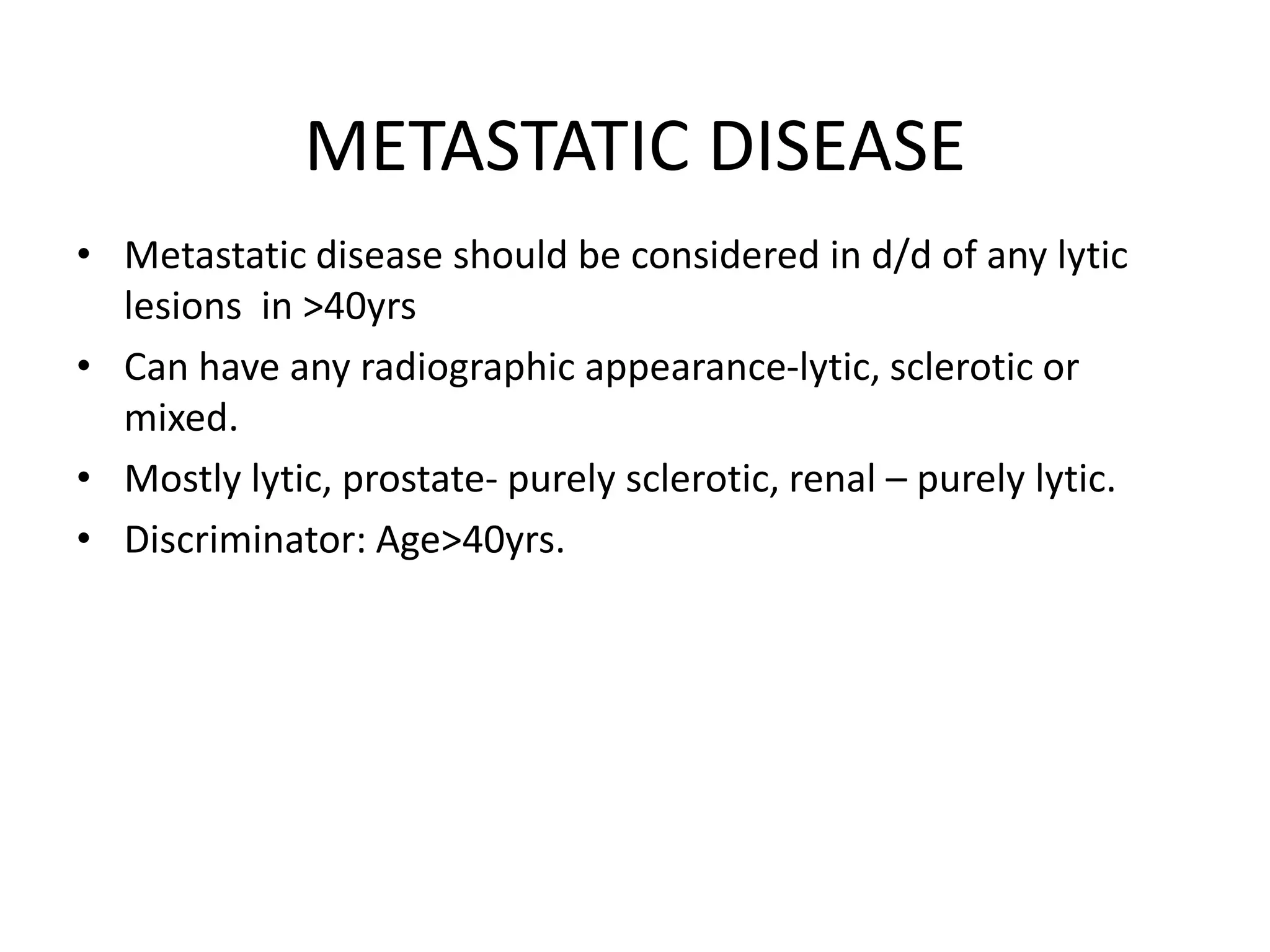 Lytic lesions of bone | PPTX
