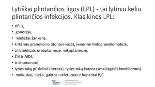 Lytiniu keliu plintančios ligos | PPTX