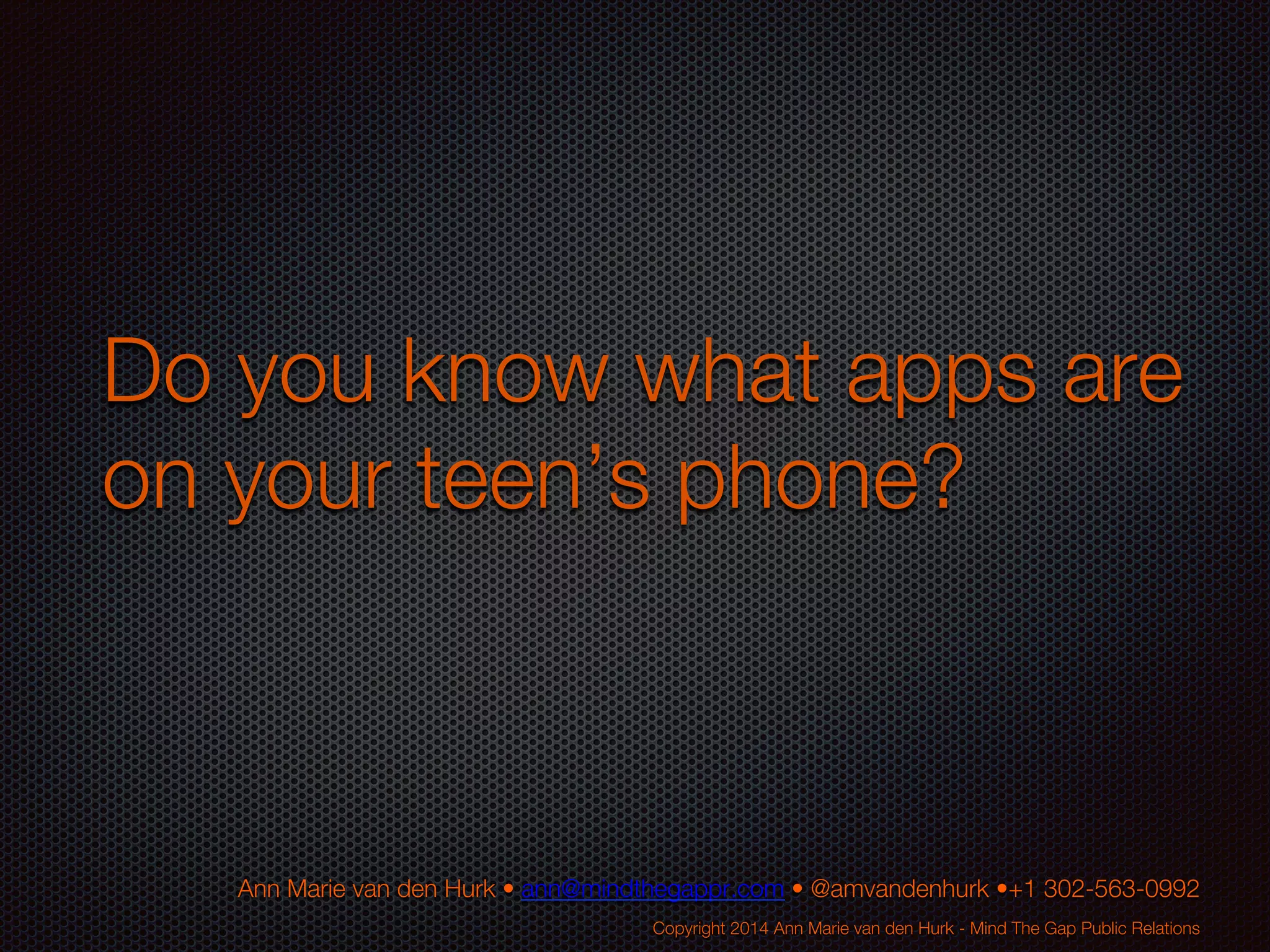 Keeping Teens Cybersafe - Teen Internet Safety and Privacy | PDF