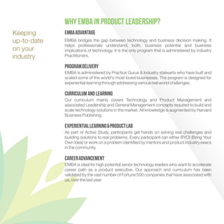 Emba brochure | PDF | Business Administration | Business