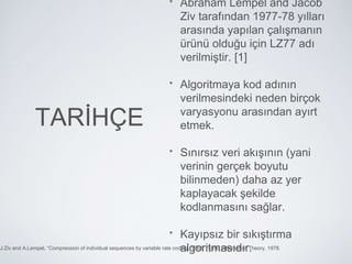 Lz77 / Lempel-Ziv Algorithm | PDF