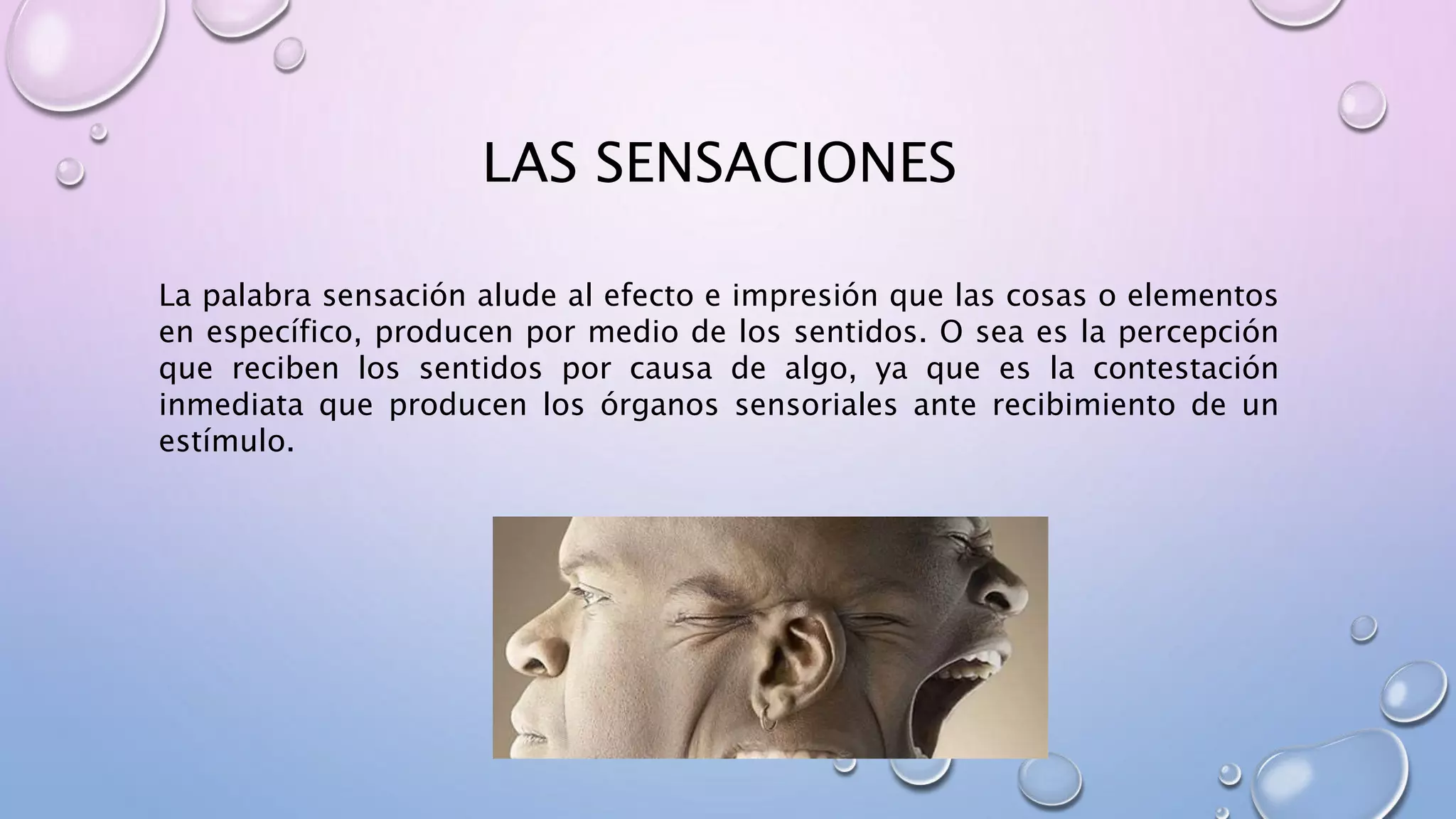 Las sensaciones | PPTX