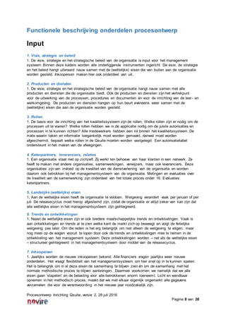 Ontwerp inrichting Kwaliteitssysteem | Zorgpartners | PDF