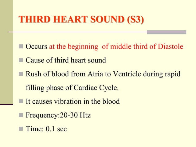 Heart sounds | PPT