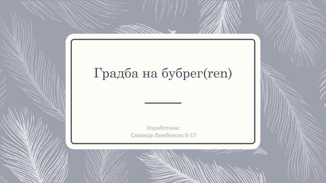 Bubreg ren (1) | PPT