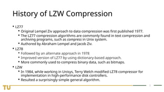 LZW Data Compression: Efficient Compression Algorithm for Lossless Data ...