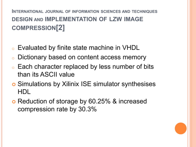 Lzw compression ppt | PPTX | Computing | Technology & Computing