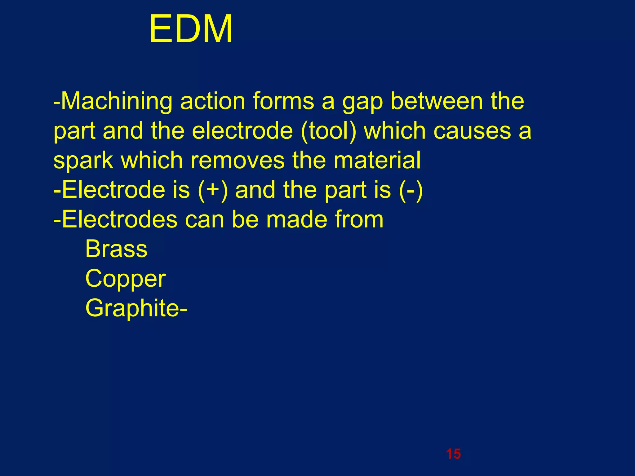 Advance manufacturing process | PPT