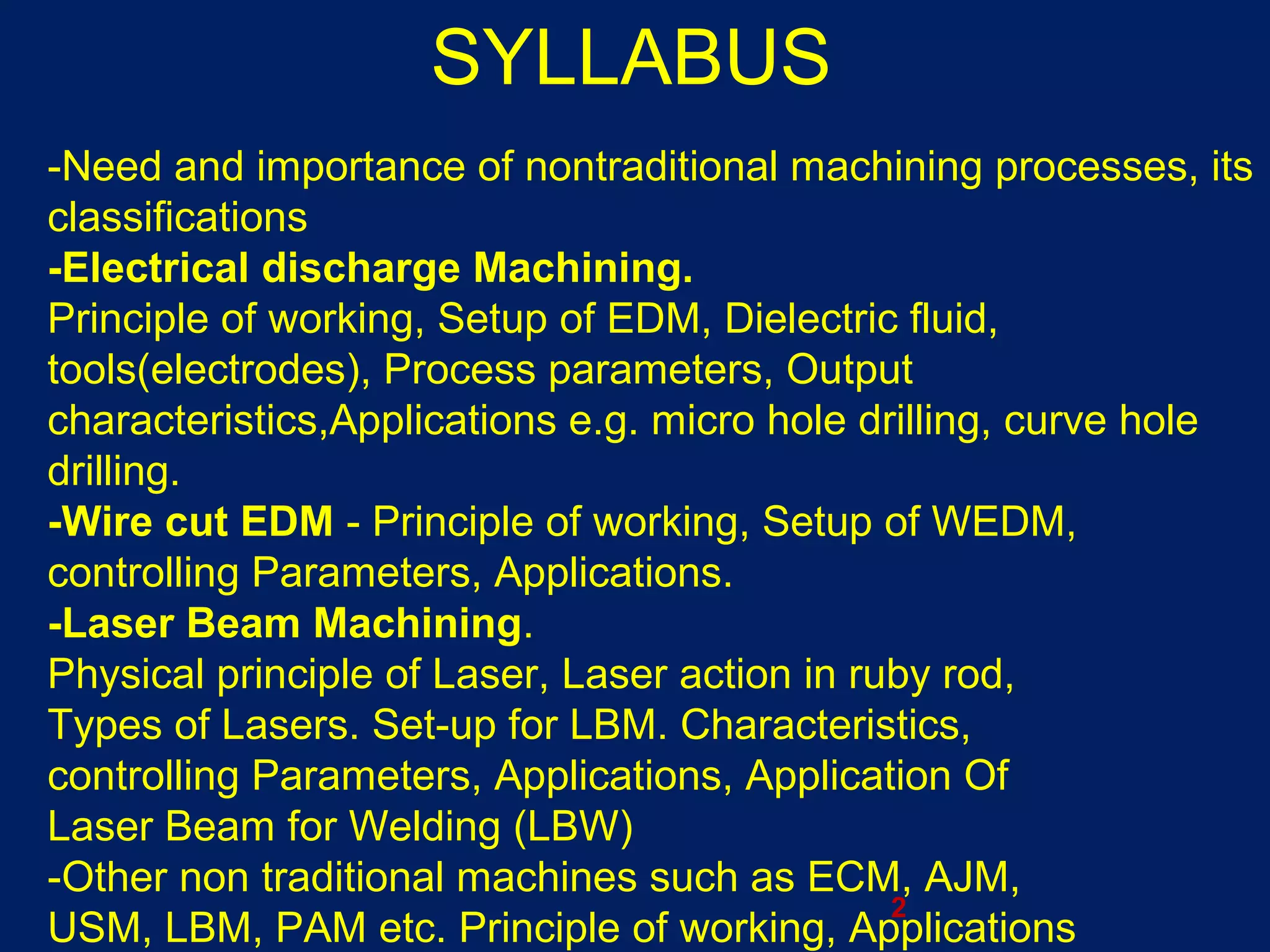 Advance manufacturing process | PPT