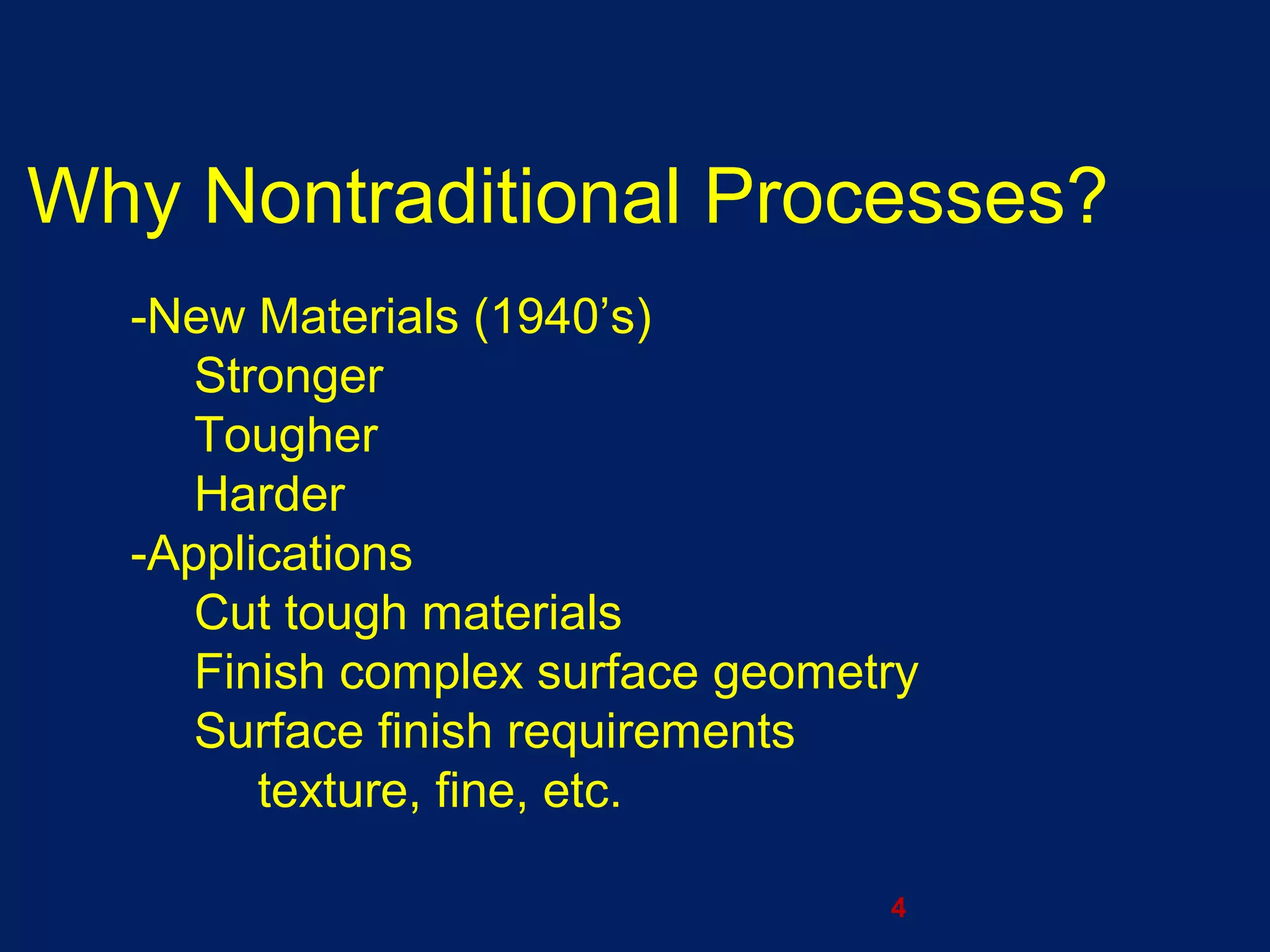 Advance manufacturing process | PPT