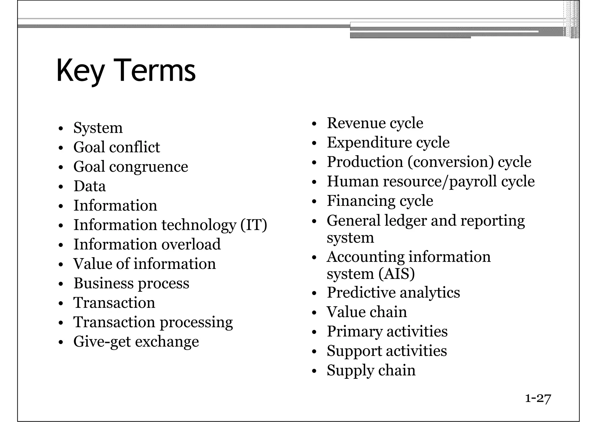 Ais Chapter 01 Overview Accounting Information System Pptx