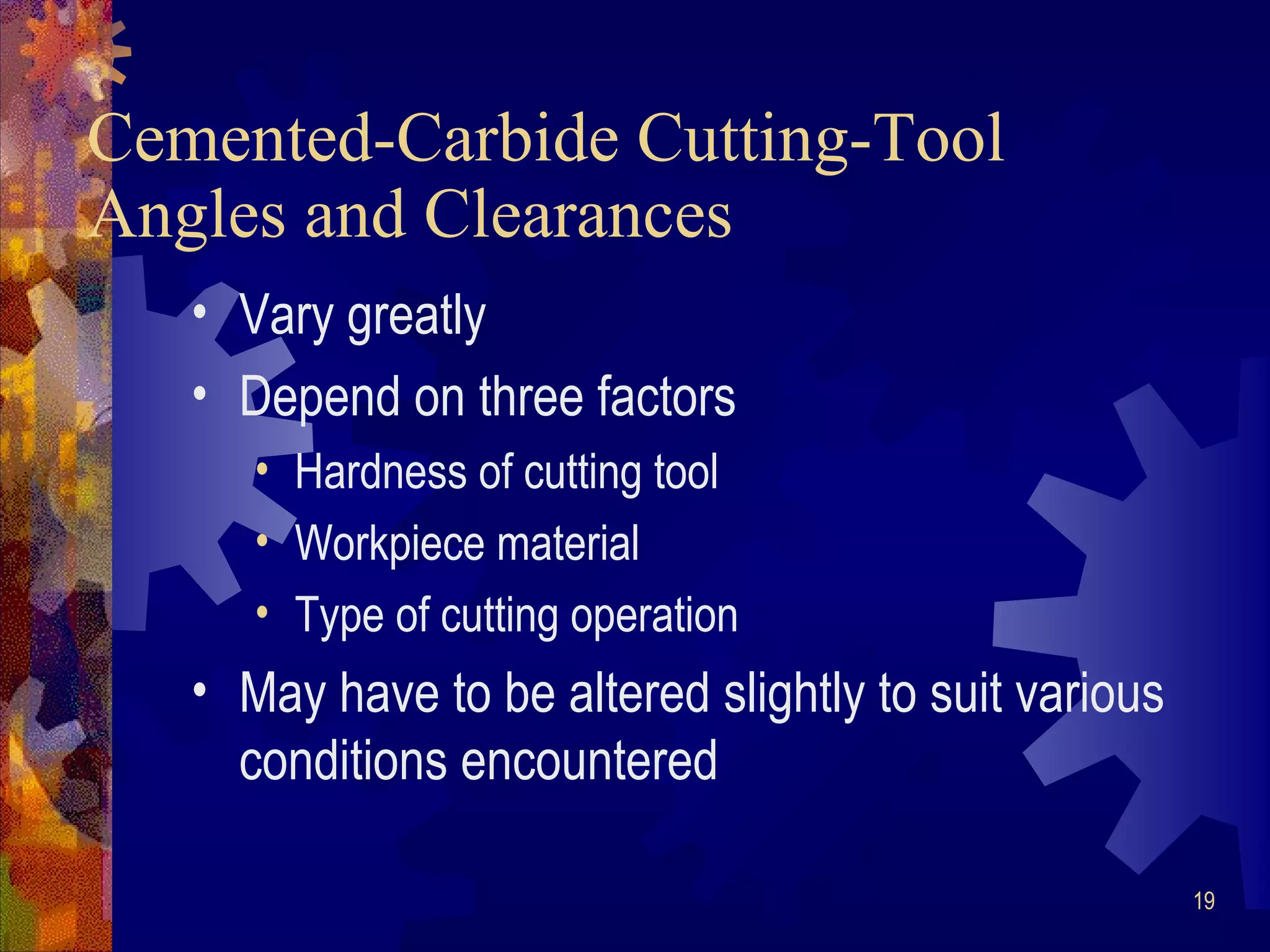cutting tool materials | PPT