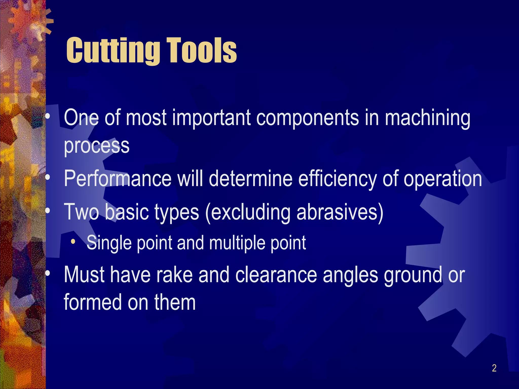 cutting tool materials | PPT