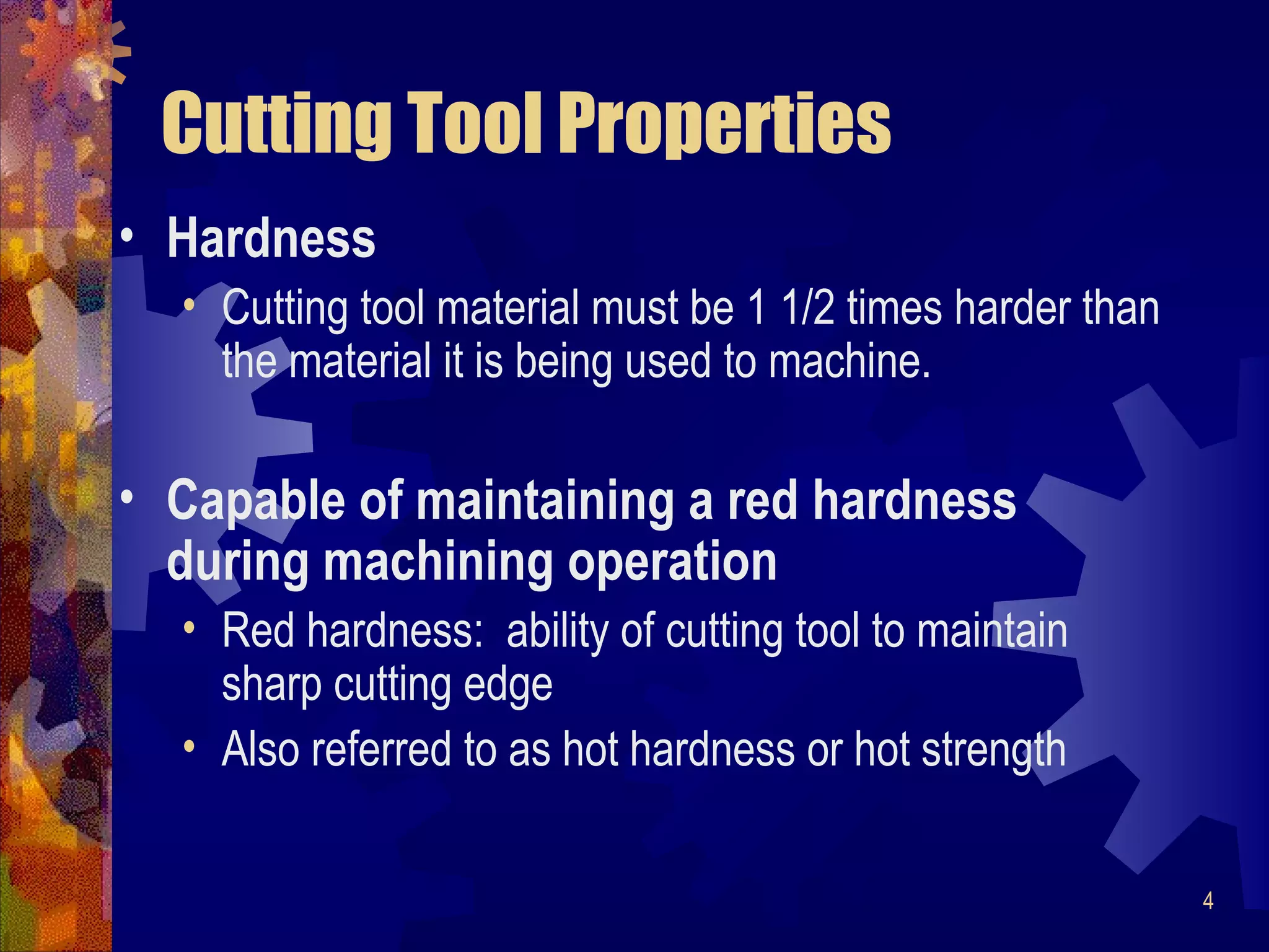 cutting tool materials | PPT