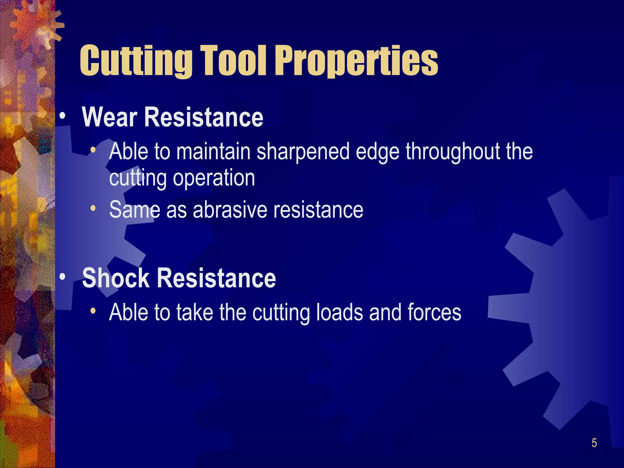 cutting tool materials | PPT