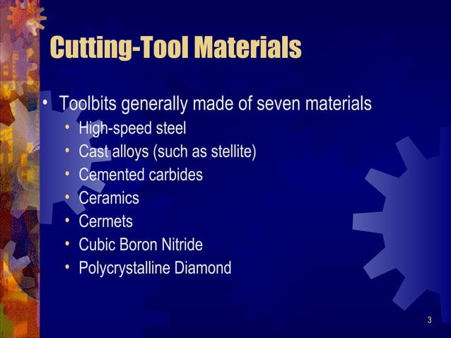 cutting tool materials | PPT | Shaving | Personal Care