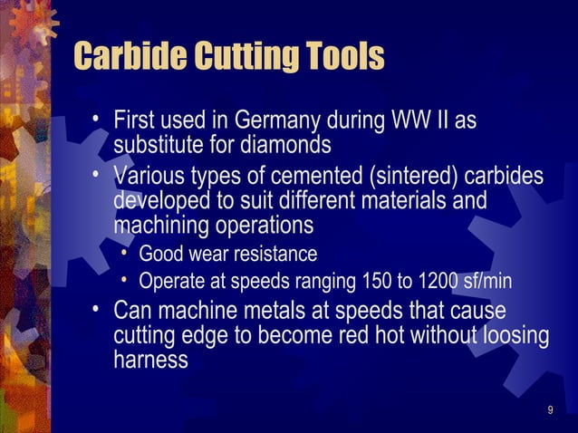 cutting tool materials | PPT | Shaving | Personal Care