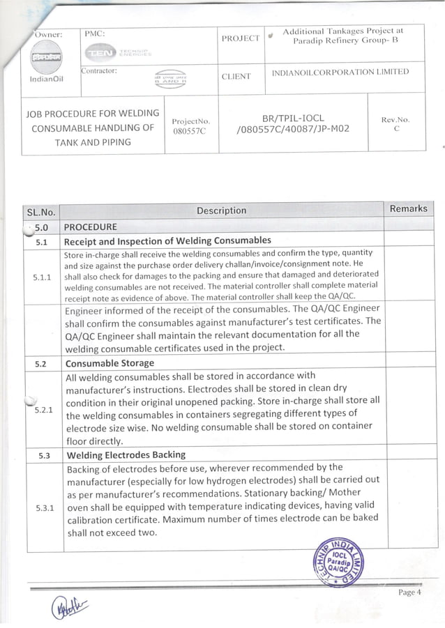 M-02-JOB PROCEDURE FOR WELDING CONSUMABLE HANDLING OF TANK AND PIPIN.pdf
