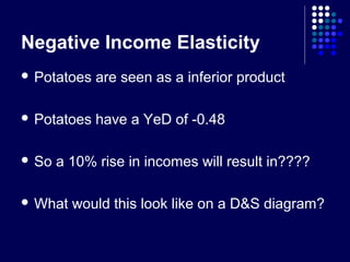 Income elasticity of demand | PPT