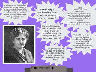 Maria Montessori biography | PPT