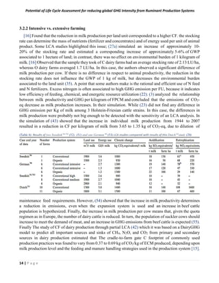 Life cycle assessment (LCA) of Dairy and beef cattles | PDF