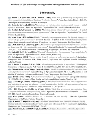 Life cycle assessment (LCA) of Dairy and beef cattles | PDF
