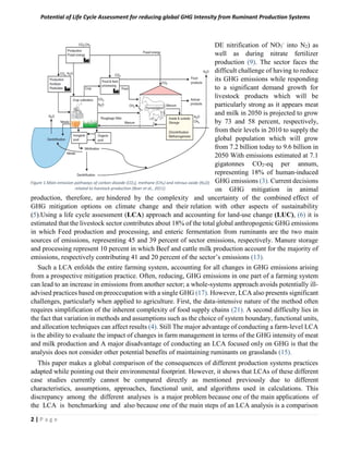 Life cycle assessment (LCA) of Dairy and beef cattles | PDF