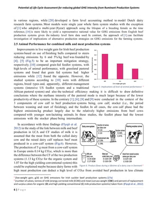 Life cycle assessment (LCA) of Dairy and beef cattles | PDF